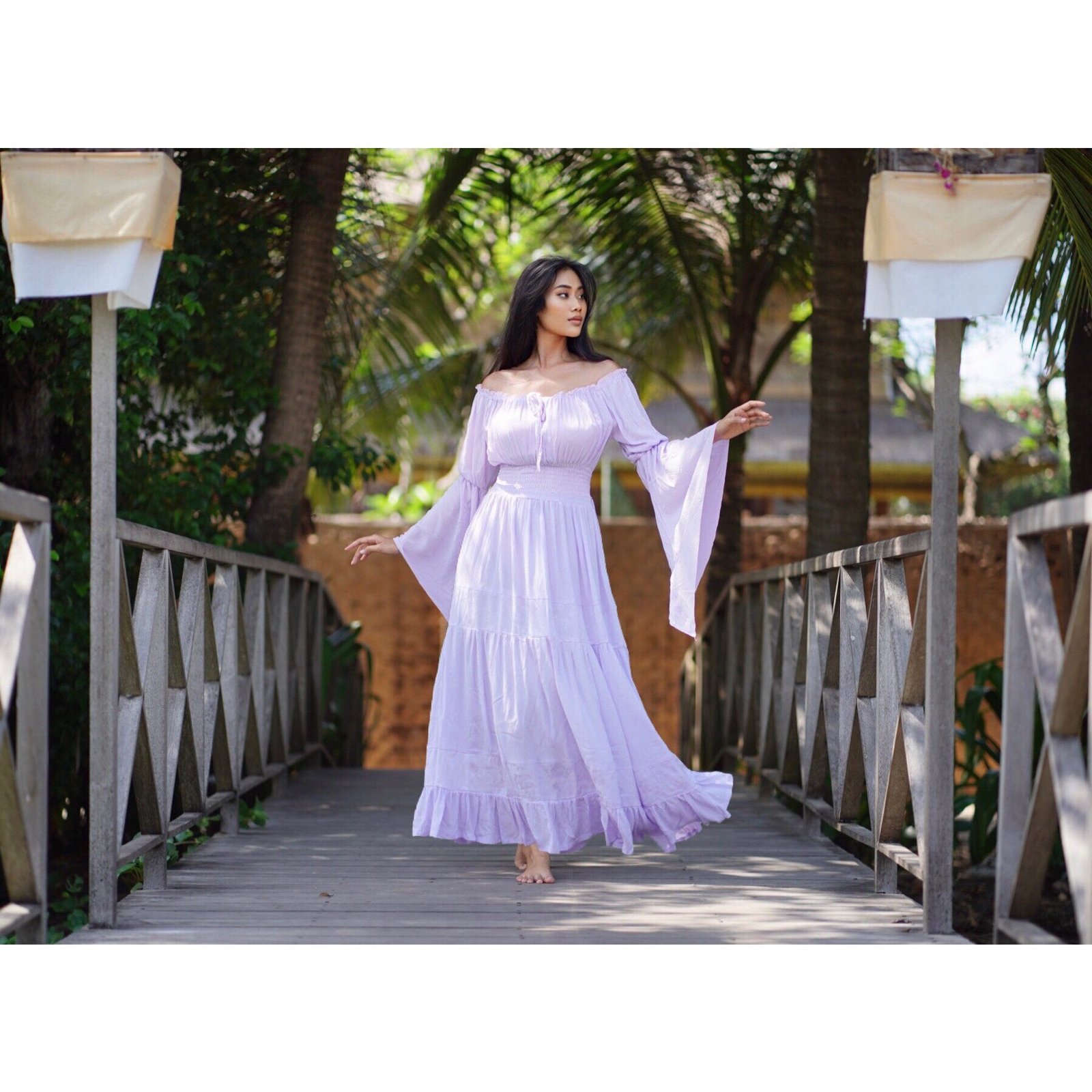 Cottagecore Dress, Boho Maxi Dress, Costume, Renaissance, Cottagegoth ...