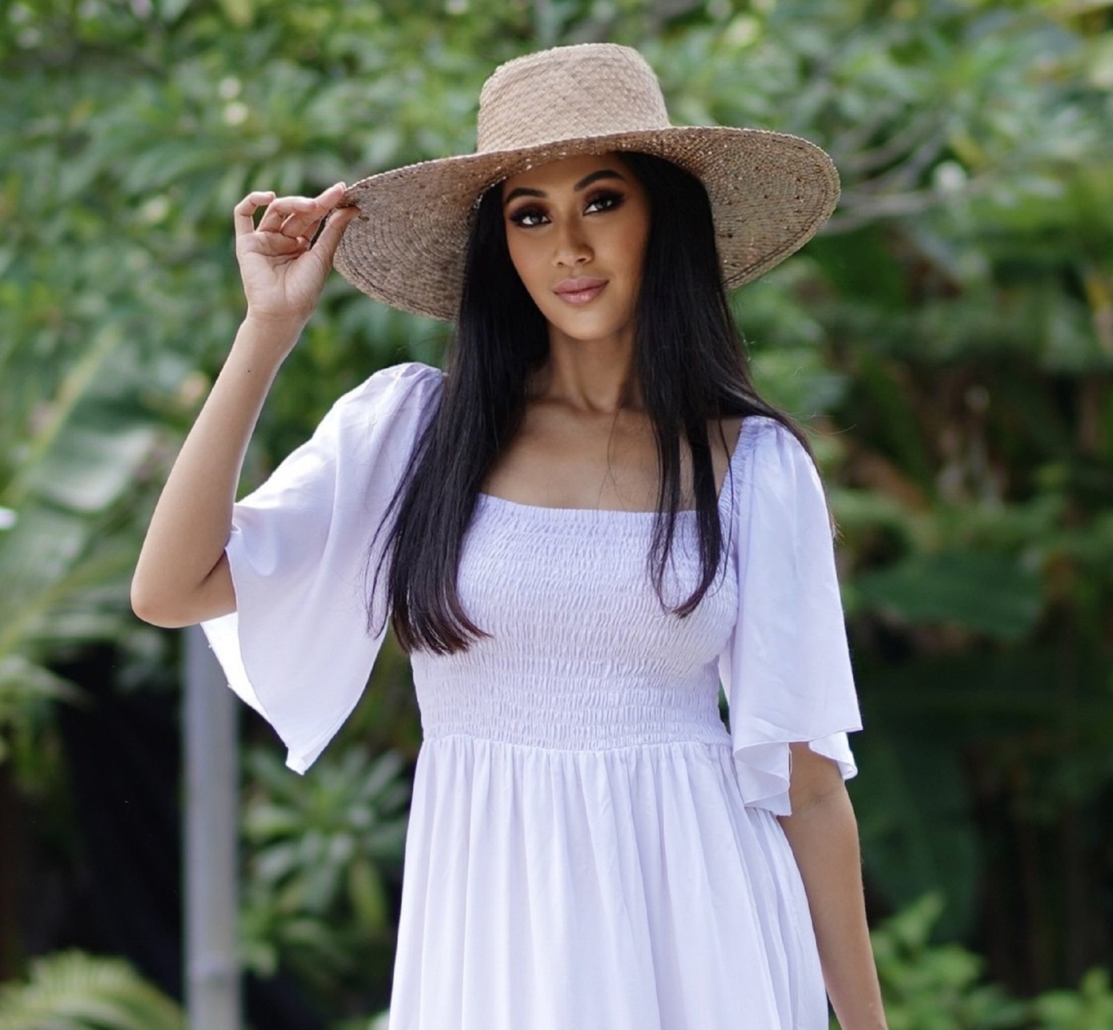 Cottagecore, Maxi Dress, Floating Sleeve, Boho Dress, Costume, Smocked Bodice D6382 - LotusTraders